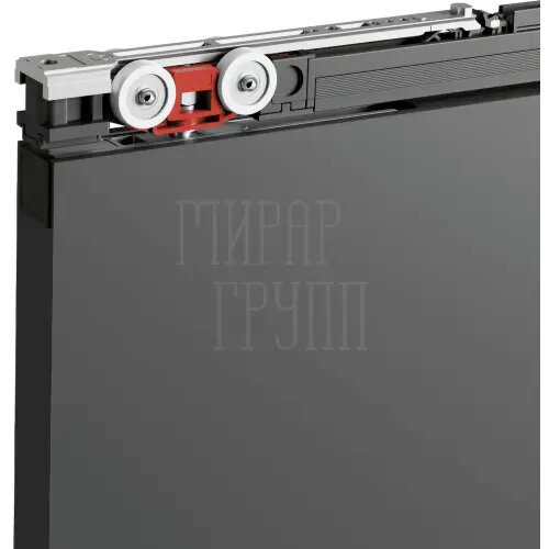 Раздвижная система Terno Scorrevoli EVOLUTION FLUID на одну дверь 80 кг + 2 доводчика анодированное серебро