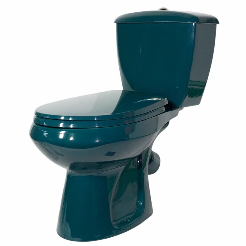 Унитаз-компакт Элисса зеленый У Стандарт, сиденье полипропилен