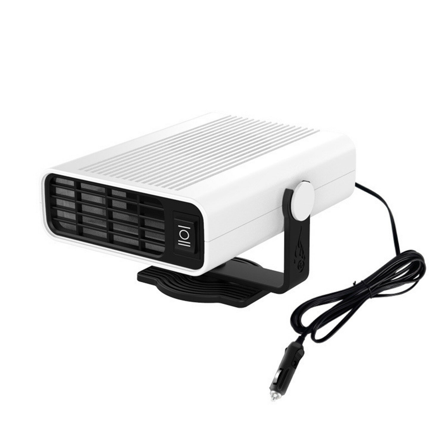 Автомобильный обогреватель 12V 120W портативный для лобового стекла быстрого нагрева и охлаждения дефростер дэфоггер зимний подогреватель с 360° вращением, материал ABS, длина провода 1,4 метра, размер 14,5x10,5x8 см, для автомобилей внедорожников