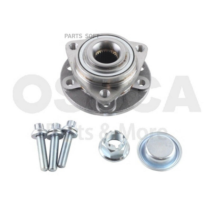 OSSCA 39186 ступица колеса KIT, перед, ЛЕВ/прав, D=ф137MM SAAB 9-5 (YS3E) 97-09