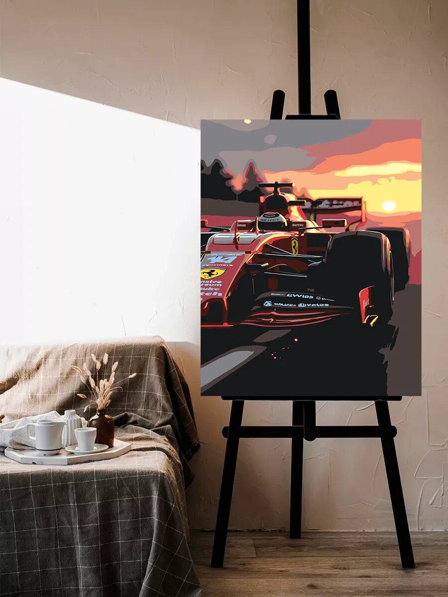 Картина по номерам Феррари Формула 1 Ferrari Formula 1