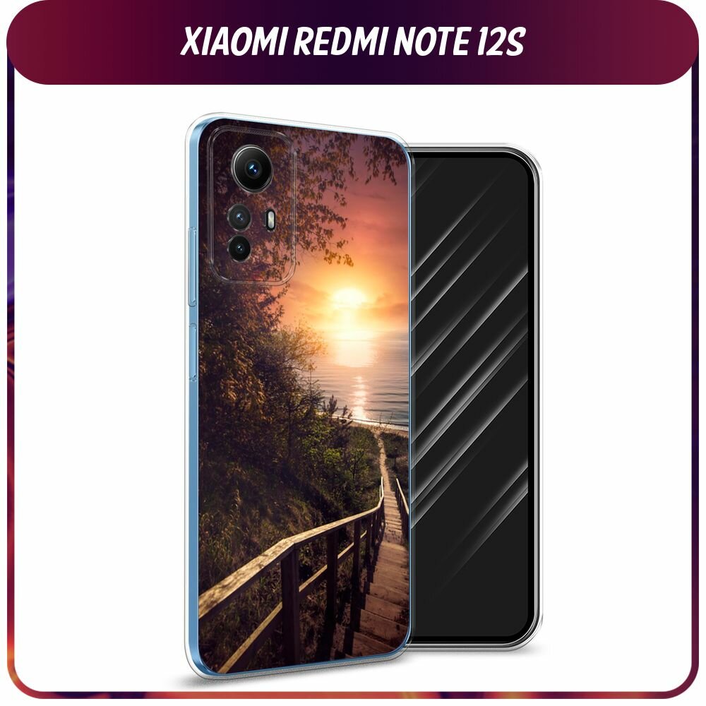 Чехол на Xiaomi Redmi Note 12S / Сяоми Редми Ноут 12S с принтом "Мост у воды"