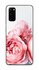 Чехол на Samsung Galaxy S20 / Самсунг Гэлакси S20 с принтом "Пионы на белом"
