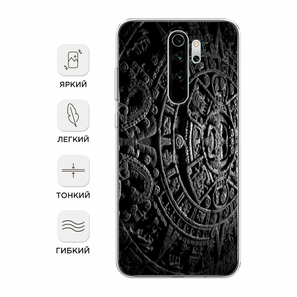 Чехол на Xiaomi Redmi Note 8 Pro / Сяоми Редми Нот 8 Про с принтом "Узоры ацтеков 3" — фото 1