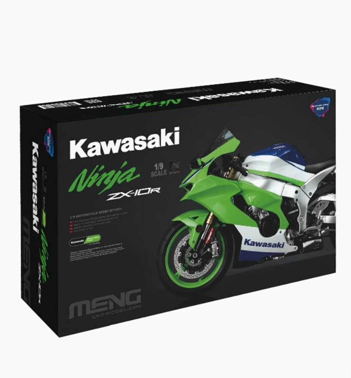 MENG MT-007S 1/9 Japan Kawasaki NINJA ZX-10R сборная модель мотоцикл (Предцветное издание)