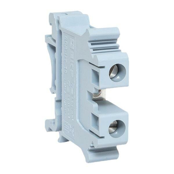 Клемма проходная винтовая UT 10 мм2 серая EKF EKF scr-ut-10-g