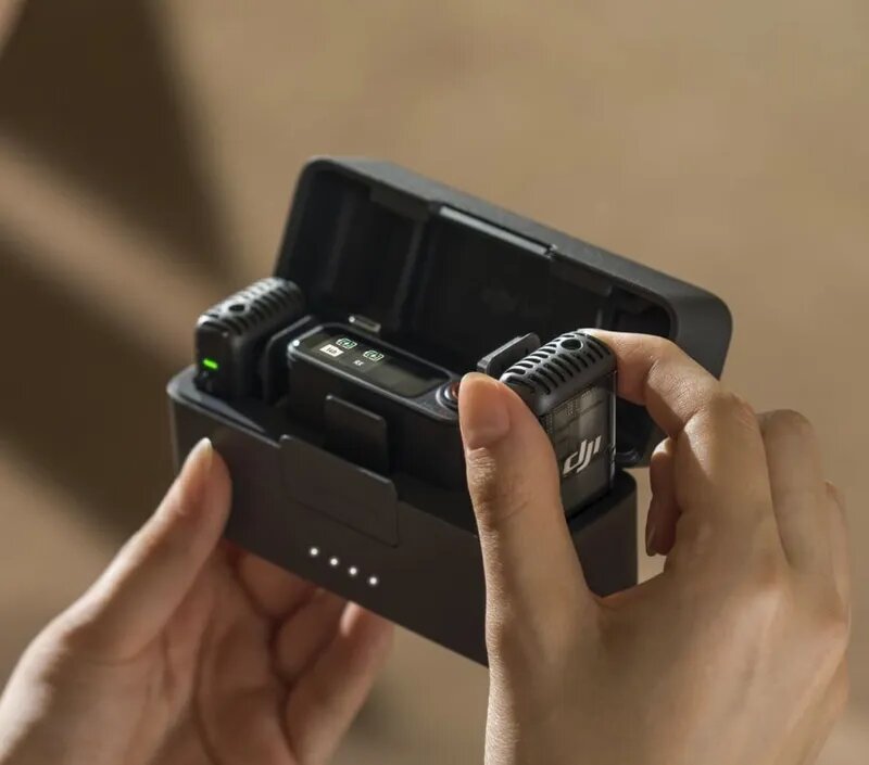 DJI Микрофон для мобильного устройства Mic 2 ANC(1 TX + 1 RX), шоколадный