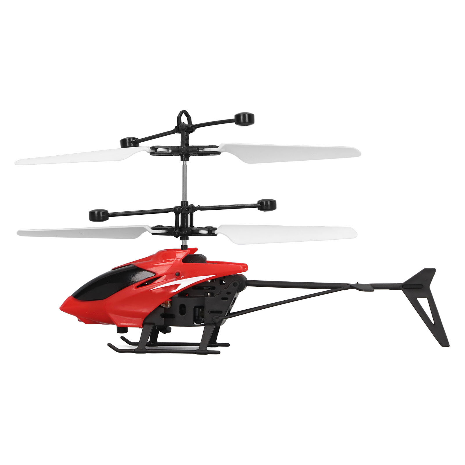 Мини-вертолет с дистанционным управлением, устойчивая к вращению скорость, армированная обработка, светящийся, устойчивый к падениям, игрушечный индукционный вертолет красного цвета