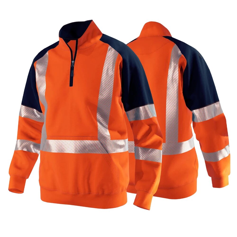 Рабочая толстовка Hi Vis Оранжевый, 4XL, Orange