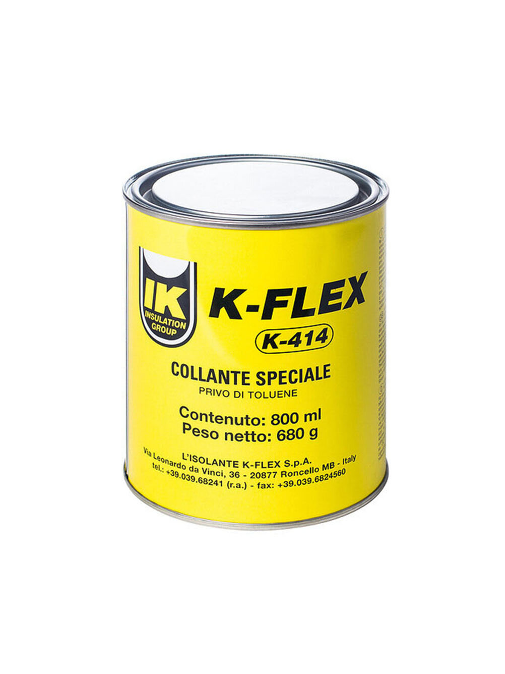 Клей контактный каучуковый К-414 для трубной изоляции 0,8 л