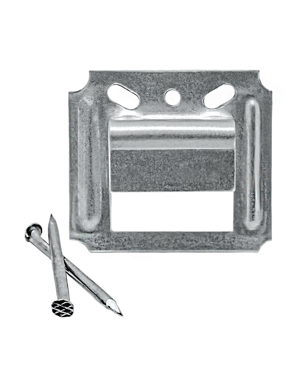 Крепеж кляймер №7 с гвоздями для вагонки/блок хауса и имитации бруса увеличенный (50 шт.)