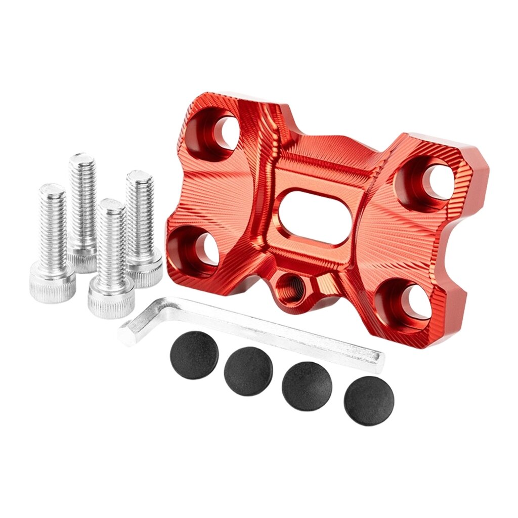 Быстрая установка Крепежная скоба для руля из алюминиевой смеси обеспечивает повышенную амортизацию и долговечность