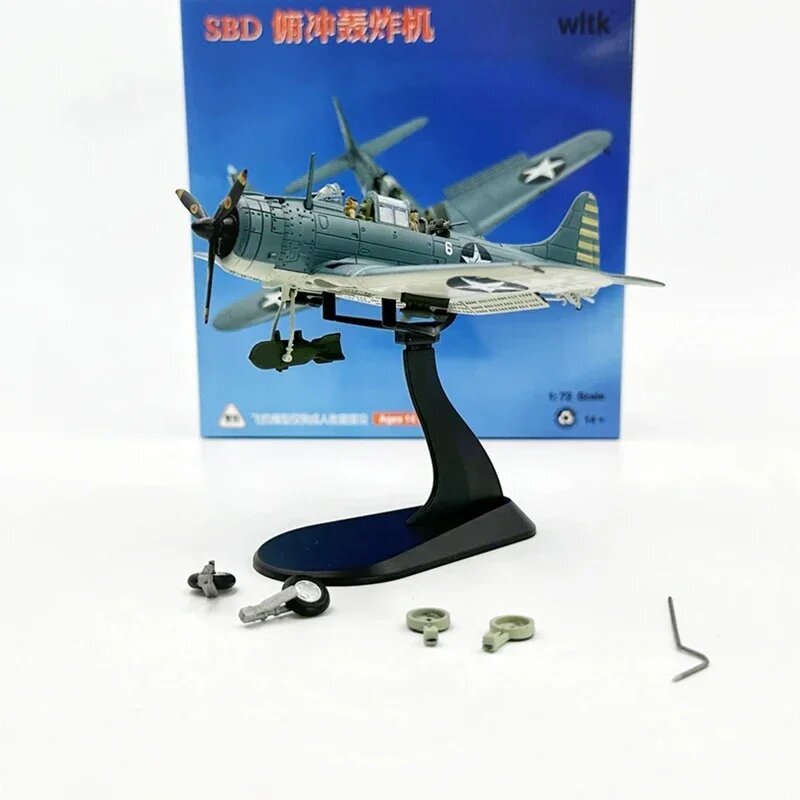 Металлическая модель самолета HYINUO Dauntless 1:72