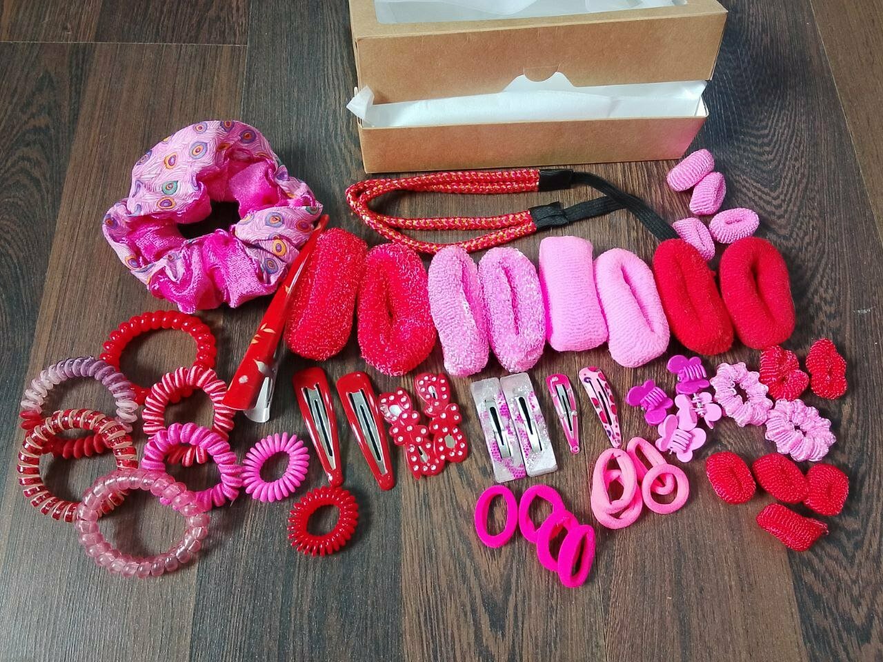 Подарочный набор резинок для девочек "Яркая фантазия"