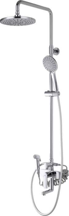 Душевая стойка D&K Bayern.Furth DA1524701B18 с гигиеническим душем, хром