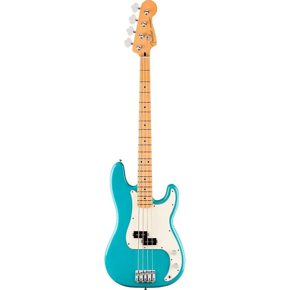 Бас-гитара Fender Player II Precision Bass®, цвет: Aquatone Blue, 4 струны, привинченный гриф, корпус - ольха, гриф - клён, мензура 34 дюйма, 20 ладов, Мексика