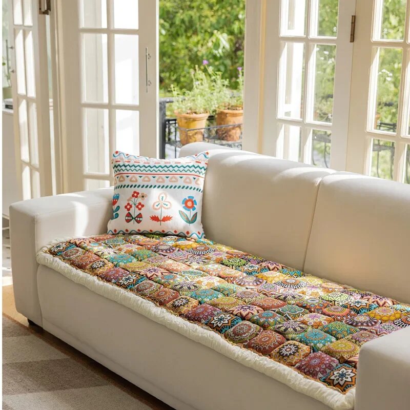 Богемская подушка из хлопка для дивана 50x50cm 1pcs