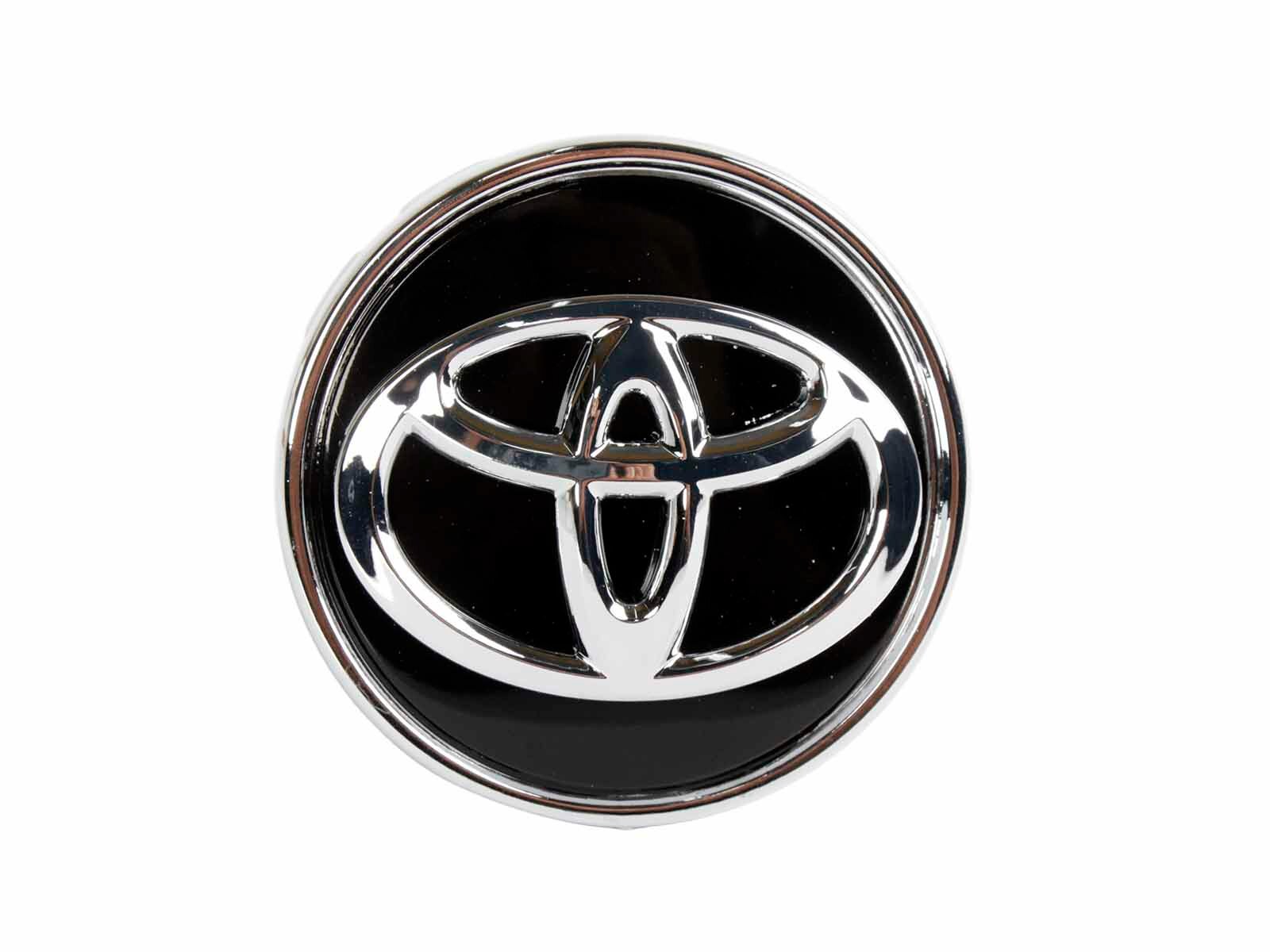 Заглушка литого диска TOYOTA черный хром 55-62