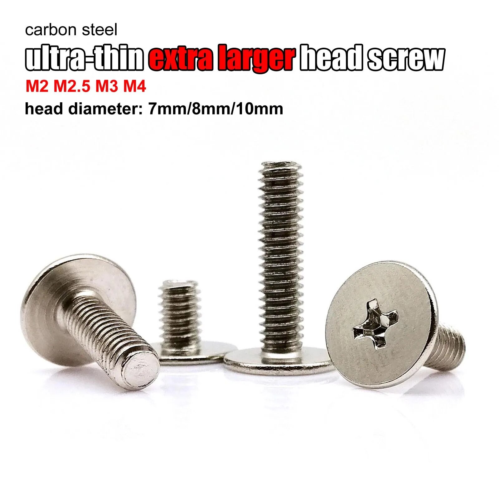 25X M2 M2.5 M3 M4 Phillips ультратонкий болт с плоской очень большой головкой Болт для ноутбука монтаж для ремонта компьютера G
