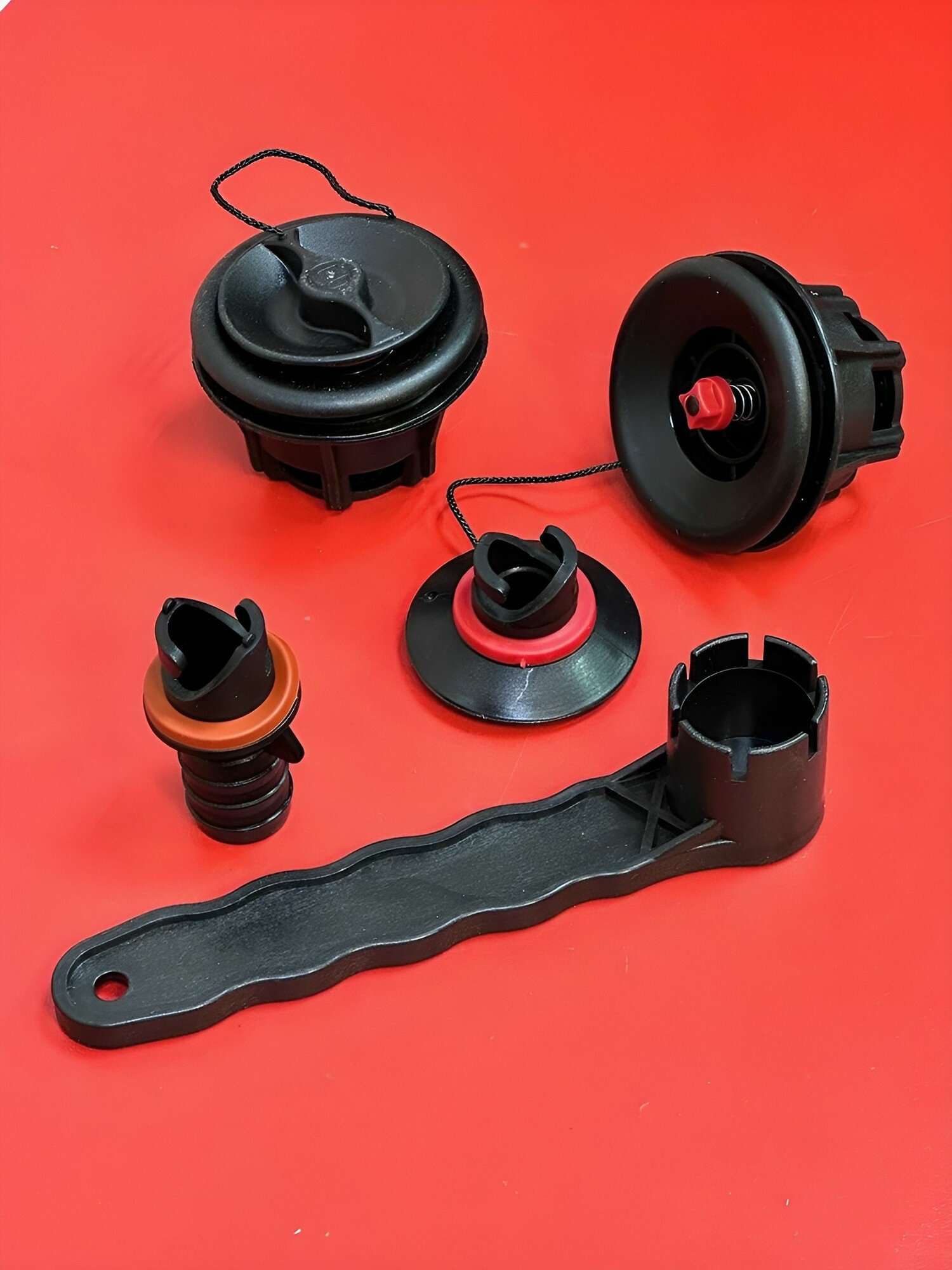 2 клапан для пвх лодок "аква", Переходник, Съемник