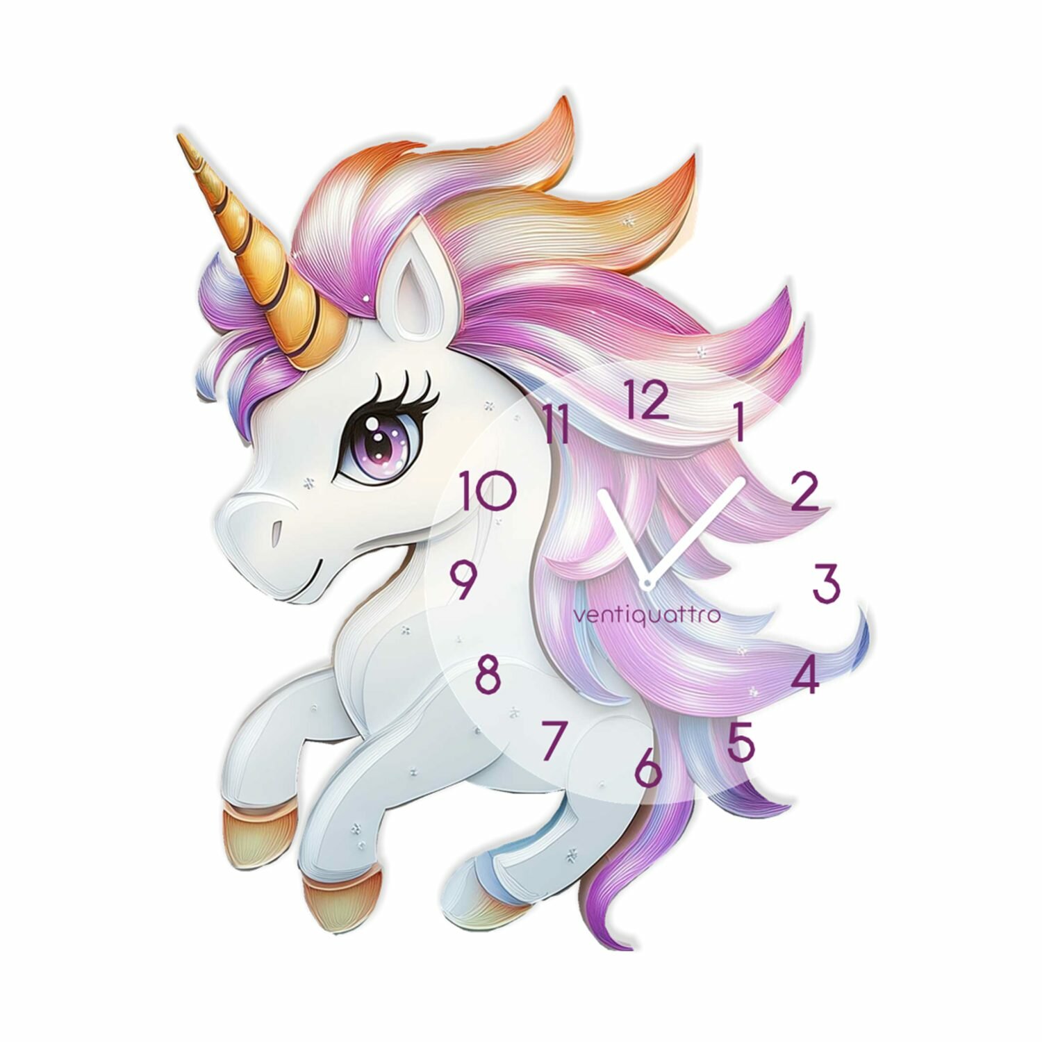 Часы настенные детские деревянные интерьерные