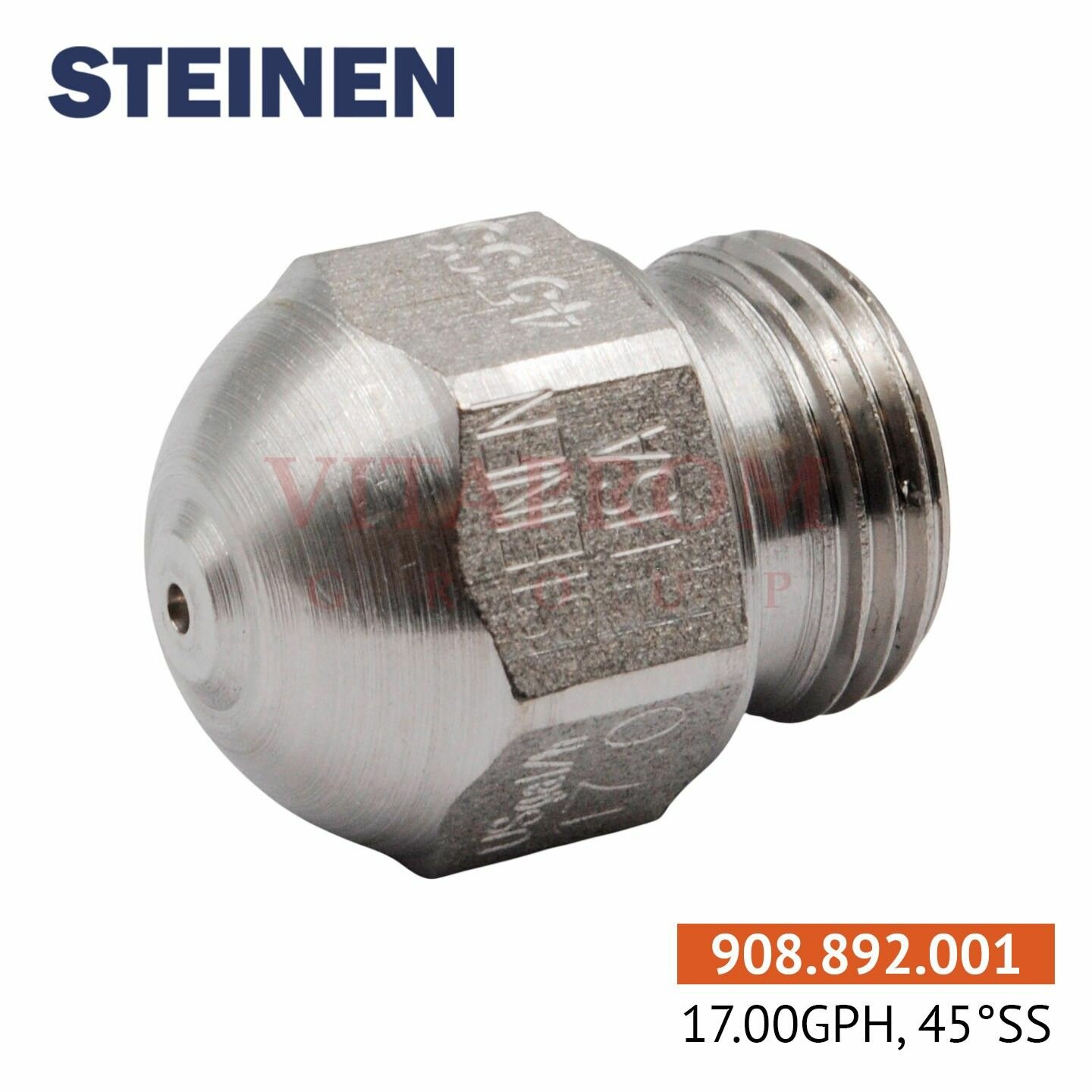 Форсунка Steinen 17.00GPH, 45SS, 0989999