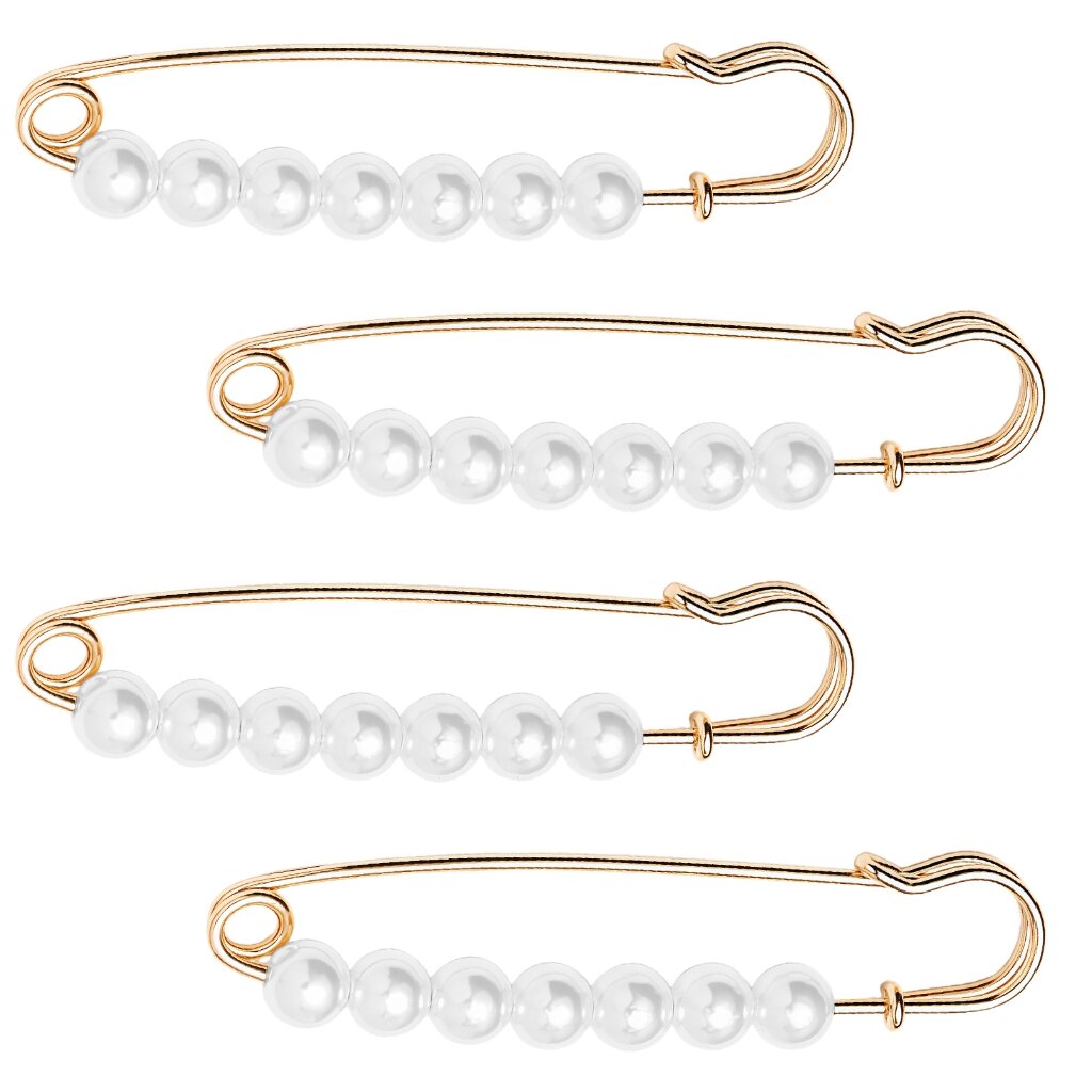 Английская булавка с жемчугом, вышитая бисером, декоративная для регулировки пояса, Заколка для подтяжки талии брюк, Булавка для джинсовых брюк, Брюки