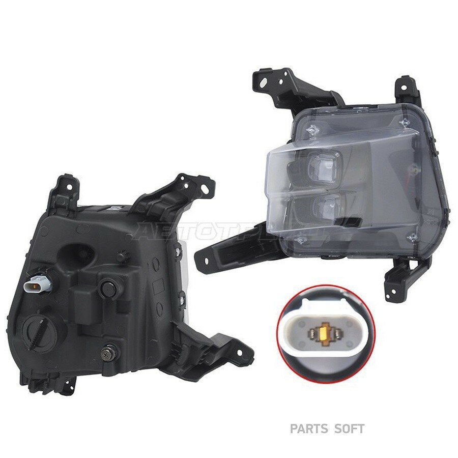 Фара противотуманная (Слева/ LED) Kia K5 19-24 SAT ST-223-20K5DL | цена за 1 шт