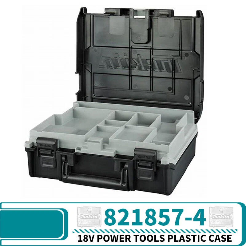 821857-4 Пластиковый чемодан Многофункциональный двухслойный жесткий контейнер