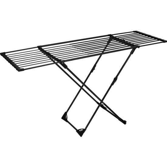 Сушилка для белья Laima напольная раскладная, 3 зоны сушки, 20 метров, HOME DUO SLIDING BLACK, 700469