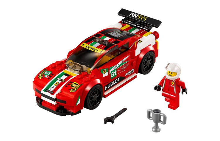 LEGO Super Racing Collection Ferrari Italia GT2 Plastic Building Blocks 458pcs 75908 null