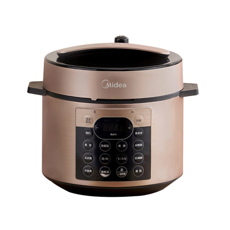 Электрическая скороварка Midea, золотая, 5 литров, высокая скорость приготовления, модель 13494568