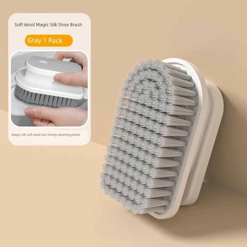 Щетка для обуви, бытовая щетка для чистки обуви, щетка для стирки, мягкая щетина, не повреждающая обувь, щетка с