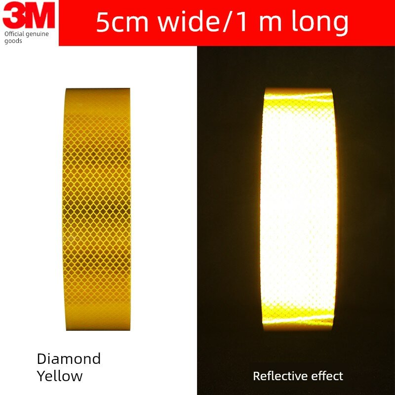 Светоотражающая лента 3M Diamond Grade шириной 5 см для дорожных знаков, светящаяся, высокояркая, противоударная,