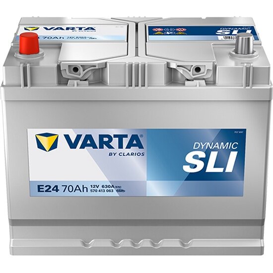 Аккумулятор Varta E24 Blue Dynamic 570 413 063, 261x175x220, прямая полярность, 70 Ач