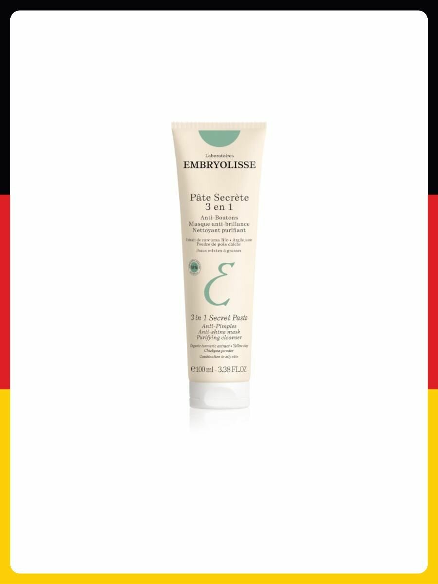 Крем для ухода за кожей Embryolisse Pate Secrete 3 En 1 Anti-Blemish Cream 3-in-1, 100 мл