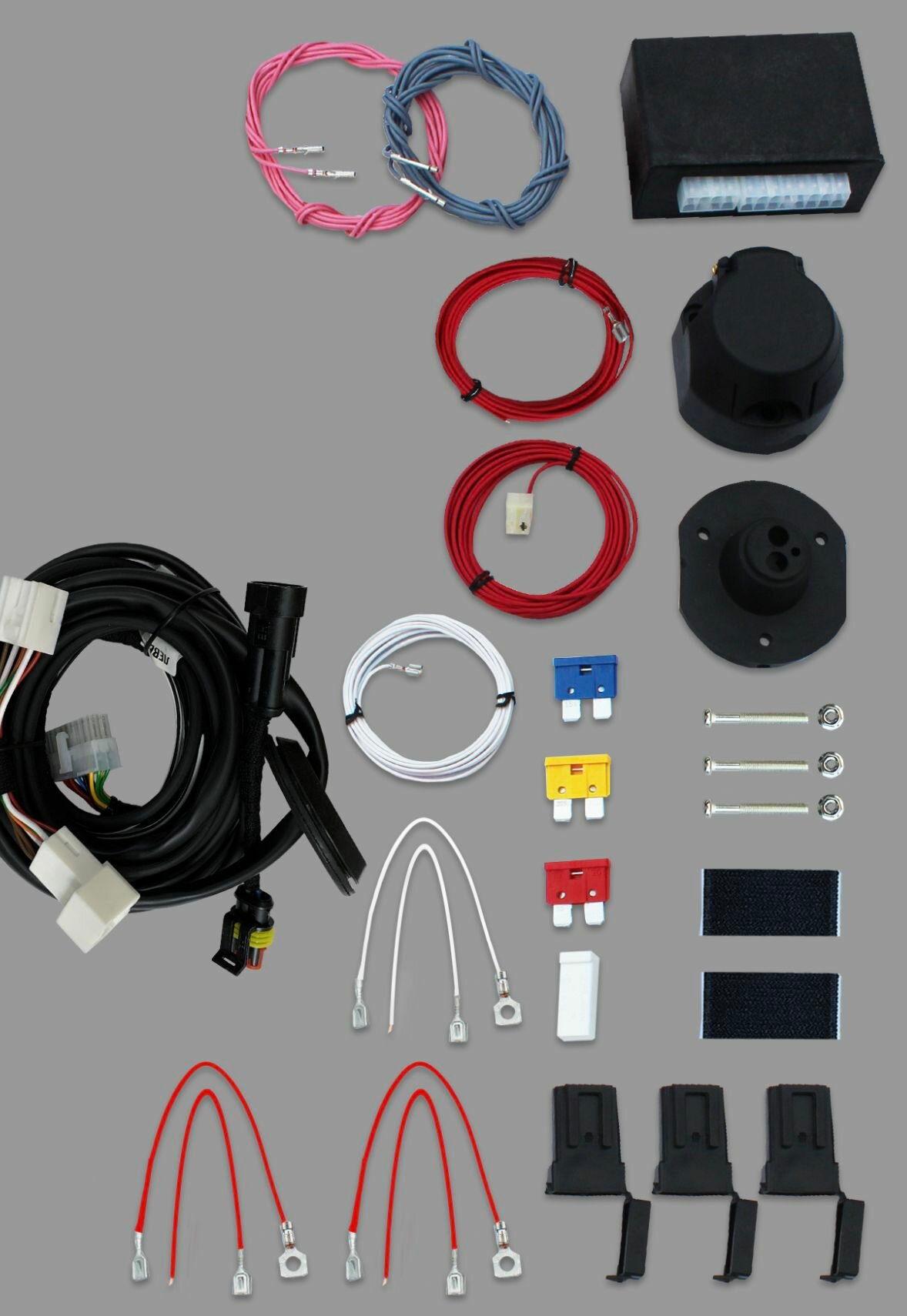 Комплект штатной электрики для фаркопа 13-pin Geely Okavango 2023- с блоком 7.2 (premium) - КонцептАвто KA SC 132 139 605