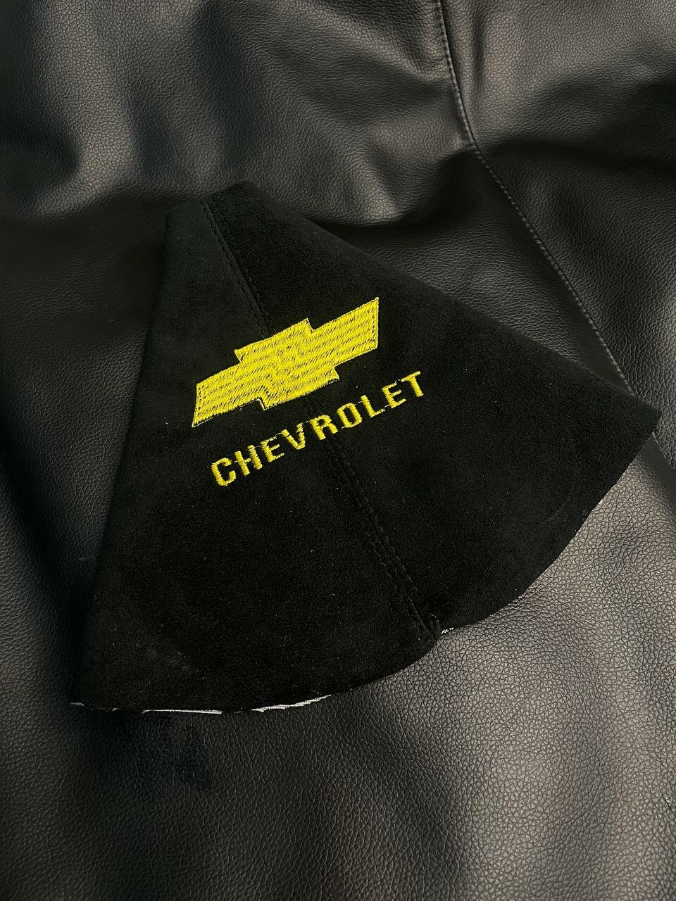 Чехол КПП для Chevrolet Lanos, Aveo, ZAZ Lanos из Велюра, золото