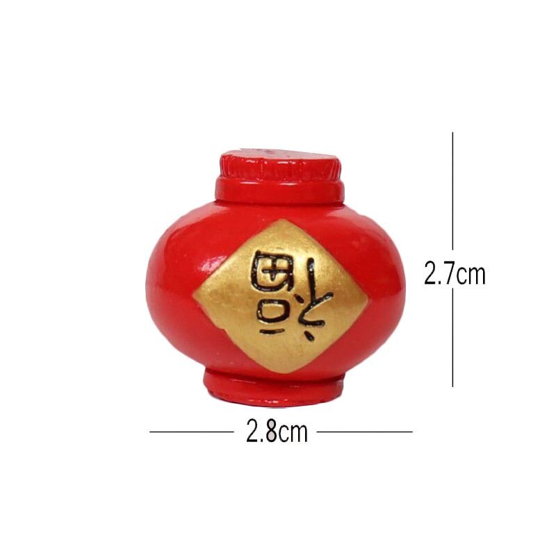 Фигурки тигра для декора дома на Китайский Новый год с креативным дизайном из смолы, фонарики