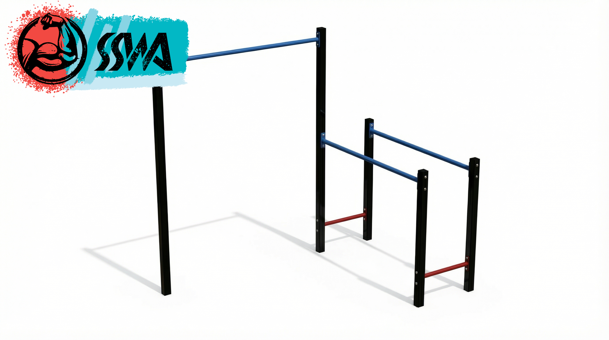 Воркаут площадка SSWA №1 для детей и взрослых, металл, цвет классический