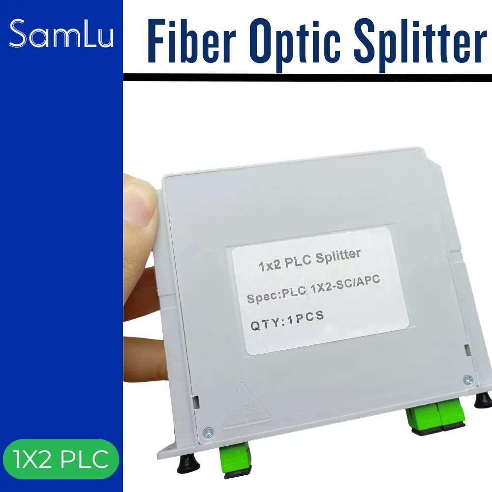 SAMLU Оптоволоконный разветвитель 1x2 SC APC 1pc 1X2 SC 1A2U