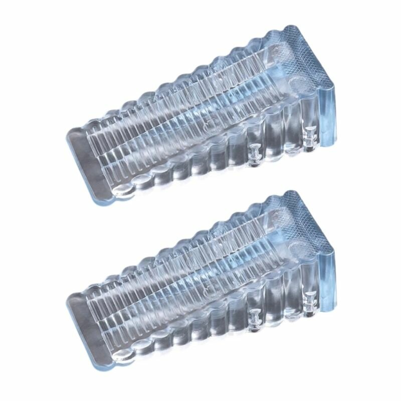 Дверной стопор (2 шт.) большой - прозрачный