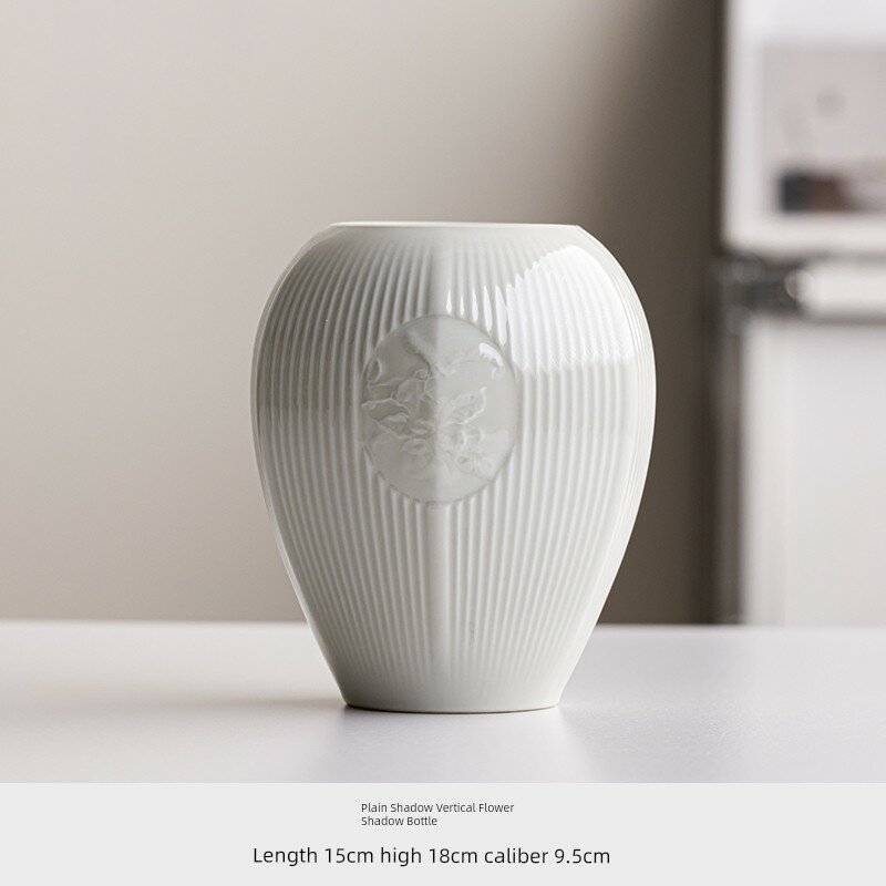 Минималистичная ваза из бамбука и керамики в итальянском стиле, абстрактное искусство, декор для дома, отеля,