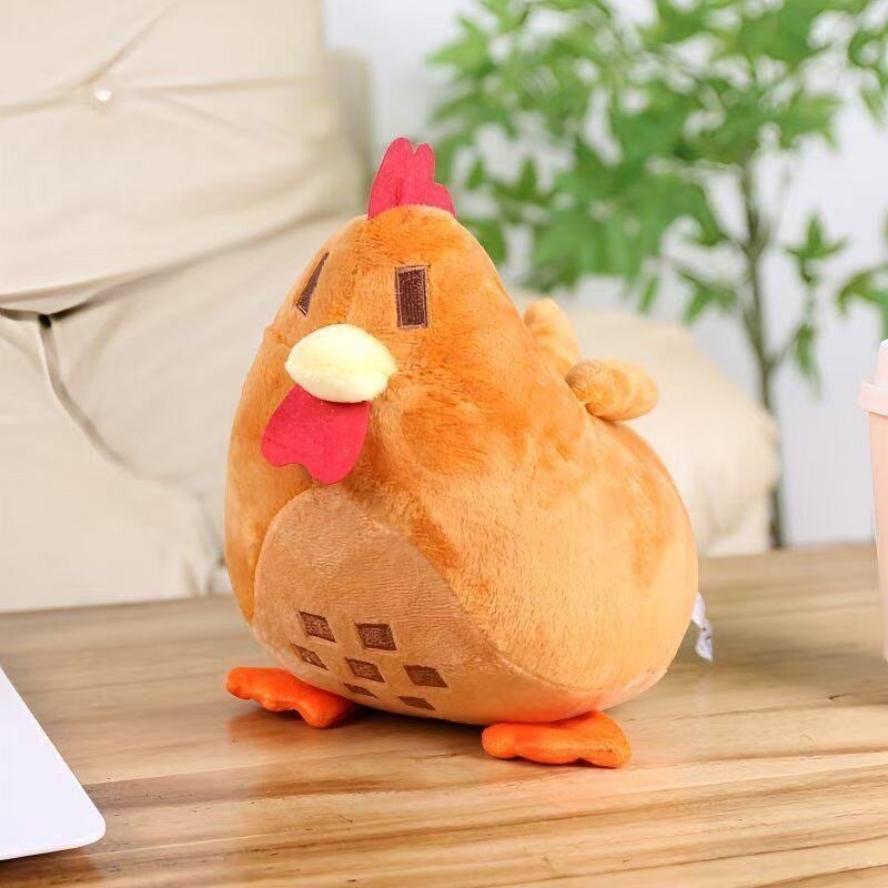 Плюшевая игрушка «Курица из Stardew Valley», милая кукла-цыпленок из игры, подарок на день рождения для ребенка.