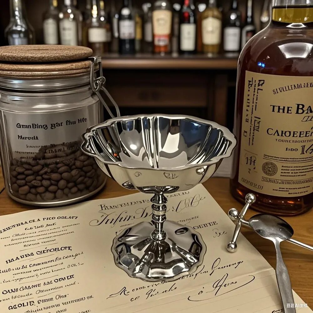 Винтажная креманка для десерта, диаметр 11.3 см, 1 шт, металл, золотистая