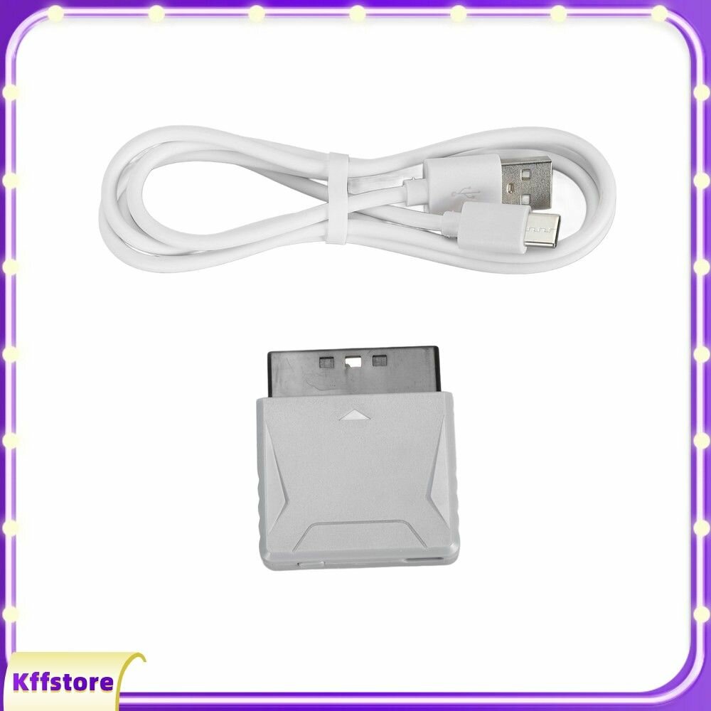 Ретро адаптер беспроводного контроллера, Bluetooth, для PS1, совместим с PS3/PS5, серый