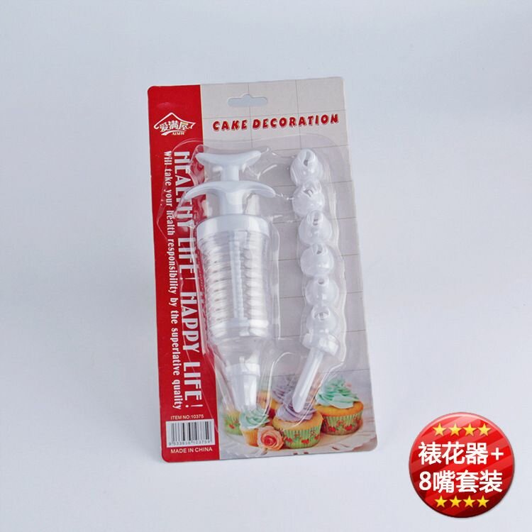 Шприц кондитерский, насадок: 8 шт