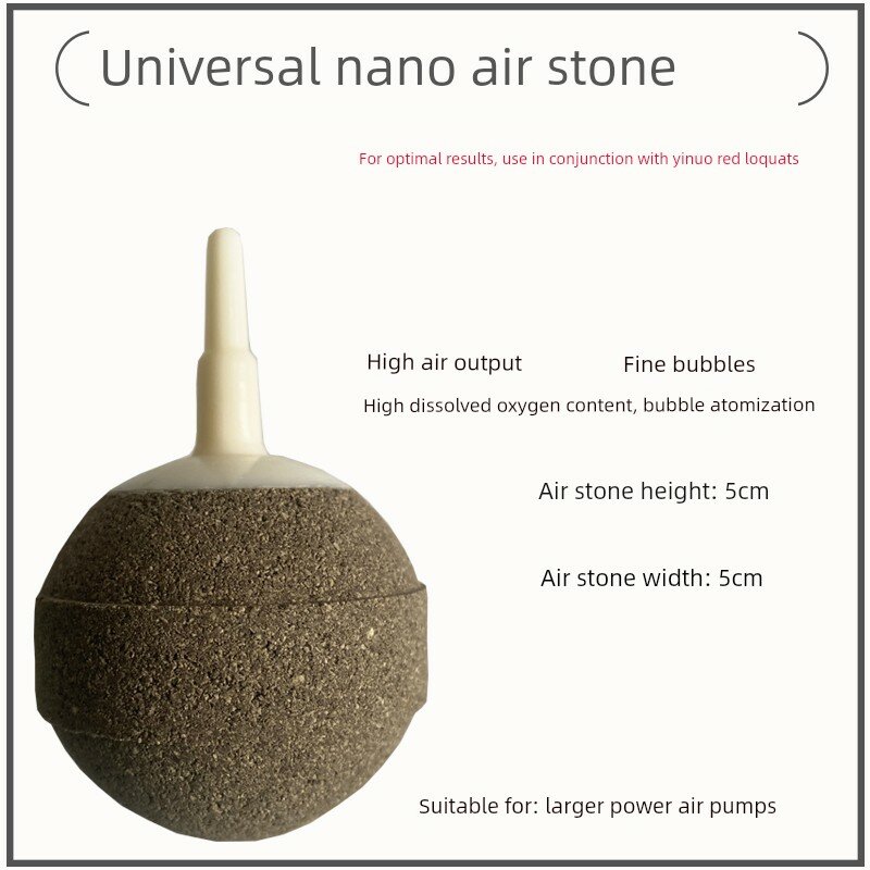 Универсальный нано-камень для аэрации аквариума, тихий аксессуар для насоса высокого давления, совместимый с мощными