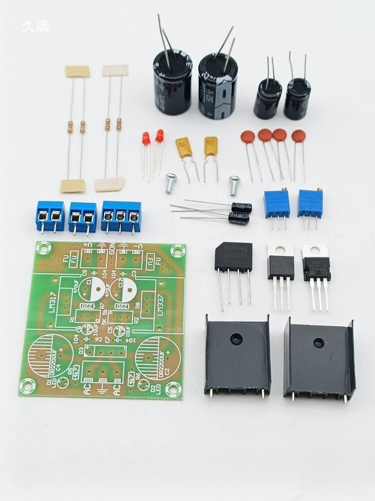 LM317 + LM337 комплект платы питания