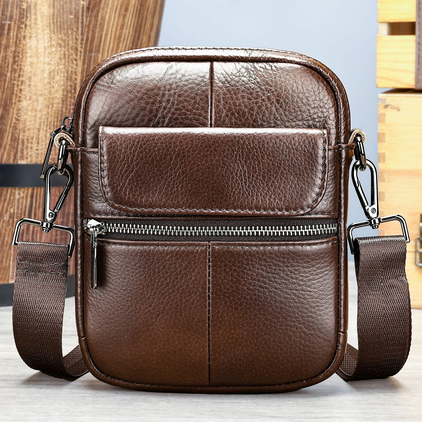 2026 Последняя модель MASIWEI сумка через плечо для мужчин из кожи Crazy Horse, популярная российская сумка через плечо для мужчин, сумка из натуральной кожи, повседневная сумка для мужчин